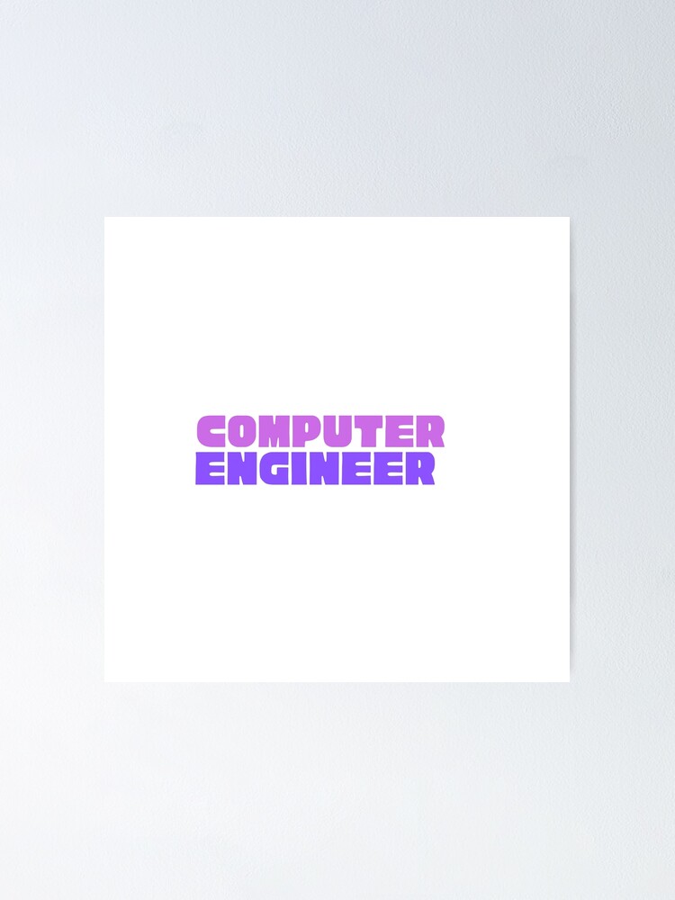 "Computer engineer trendy aesthetic" Poster for Sale by Niklauss ...