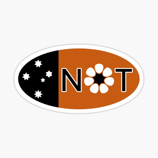 "NORTHERN TERRITORY Gifts, Masks, Stickers & Products (11)" Sticker for ...