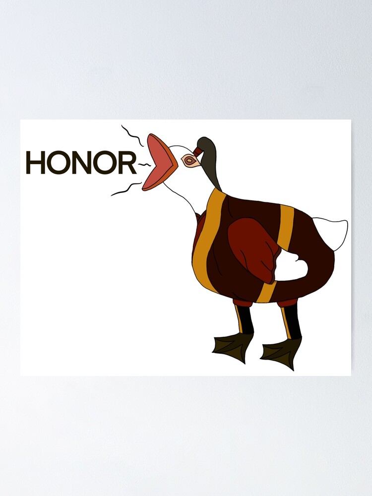 "Avatar the Last Goose - Prince Zuko" Poster for Sale by jhaare | Redbubble
