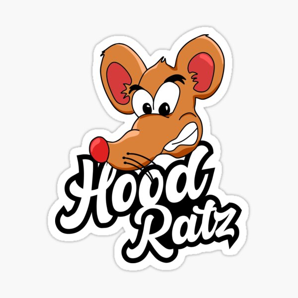 "Hood rats - cool street art design for rat lovers" Sticker for Sale by ...