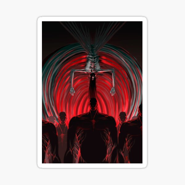 "Rumbling SNK anime" Sticker for Sale by Neita-draws | Redbubble