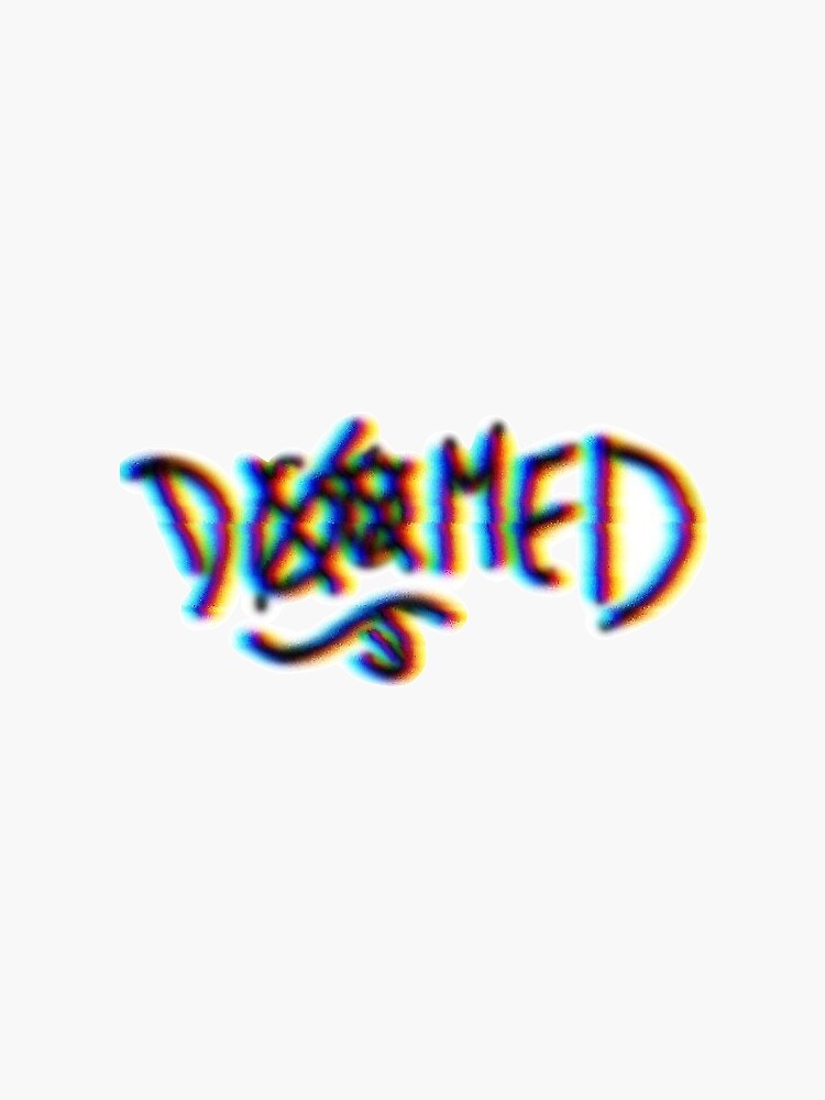 "Doomed silly face glitch" Sticker for Sale by horizonstars | Redbubble