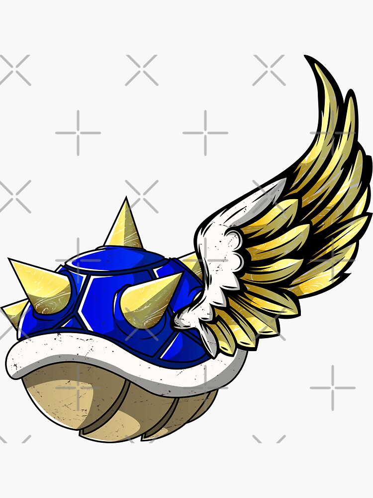 "Blue Shell" Sticker for Sale by DoseUpArt | Redbubble