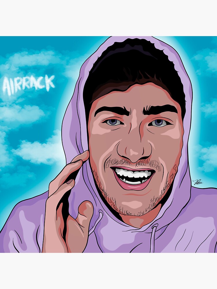 "Airrack " Sticker for Sale by Sikiyaart | Redbubble