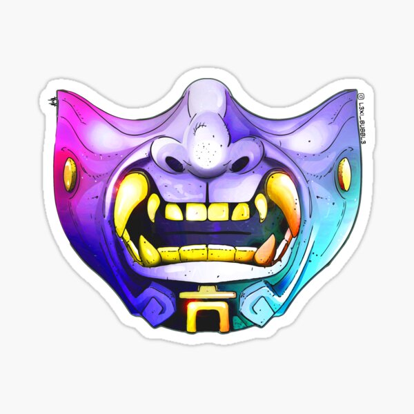 "Midnight Samurai Vector" Sticker for Sale by LexiBubble | Redbubble