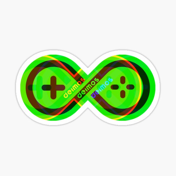 "Infinite Gamer" Sticker for Sale by DeimosNi | Redbubble