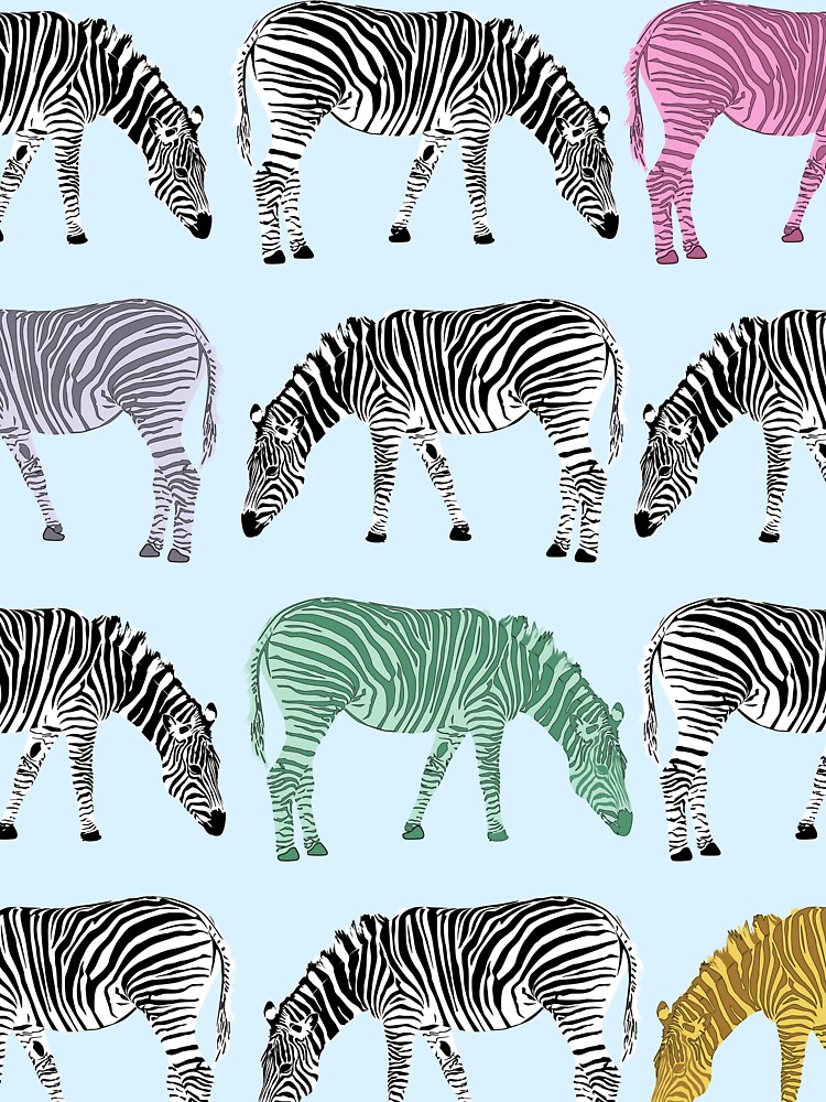 "Zebra Parade" Sticker for Sale by audreyvaver7 | Redbubble