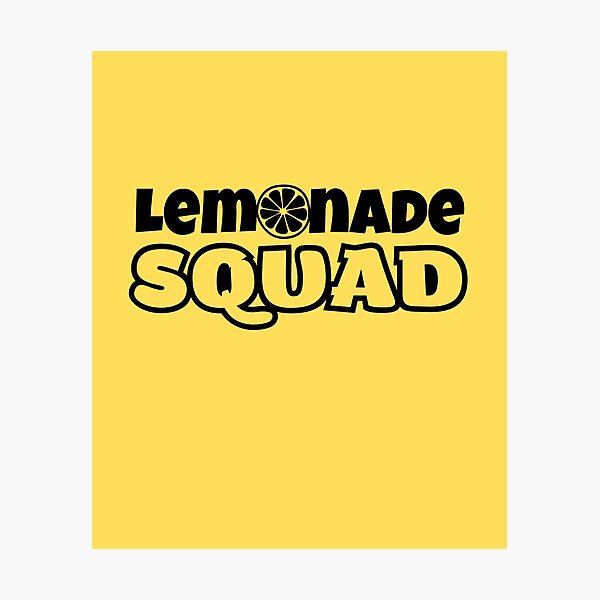 Lámina fotográfica «Puesto de limonada Awesome Lemonade Squad | Jefe de ...