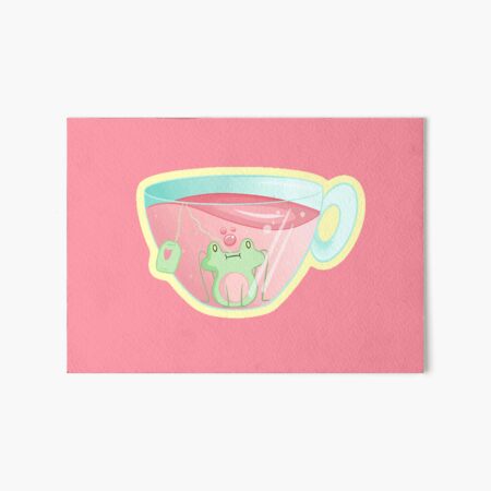 "Stay Hydrated with Herbert the Frog" Art Board Print by fishydrawings ...
