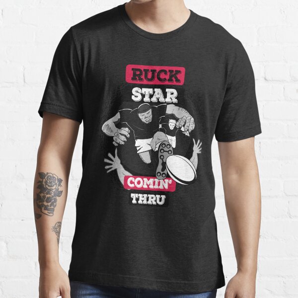 "Rugby Ruck Star" T-shirt for Sale by oberdoofus | Redbubble | rugby t ...