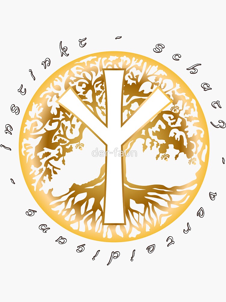 "Rune Algiz Tree of Life Birthday Rune January 28th to February 13th ...