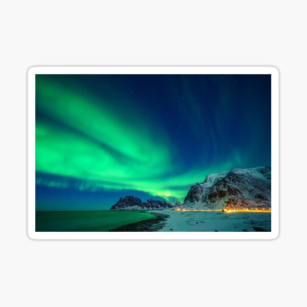 "Northern Lights Atmosphere" Sticker for Sale by Tydesi | Redbubble