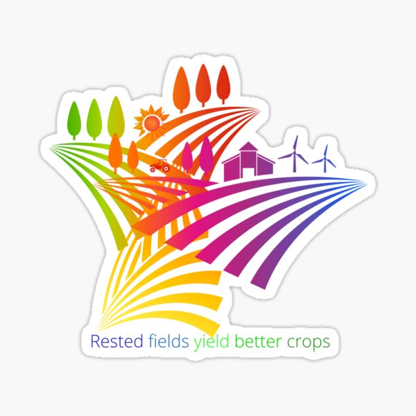"Better crops " Sticker for Sale by Puns-N-Such | Redbubble