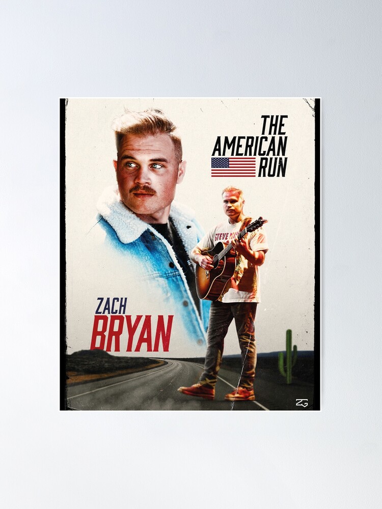 Zach Bryan Zach Bryan Zach Bryan Zach Bryan Poster vendido por Juan ...