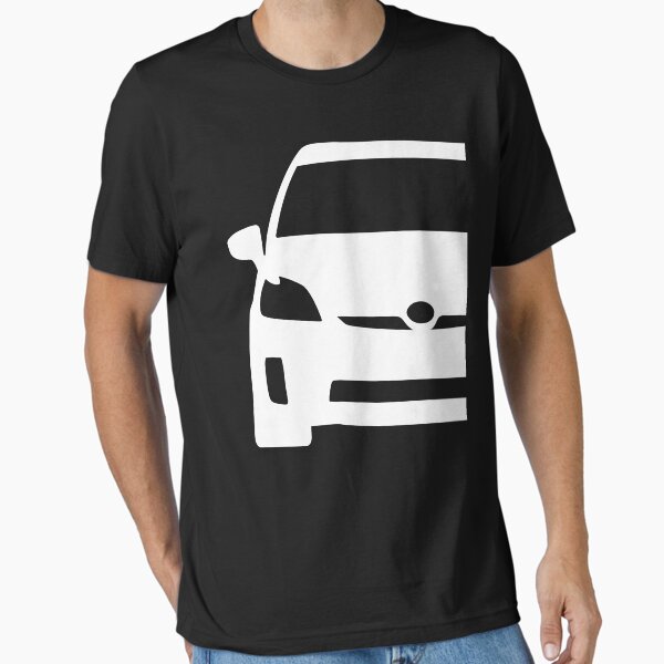 "Toyota Prius 2010-2015 white silhouette" Essential T-Shirt for Sale by ...