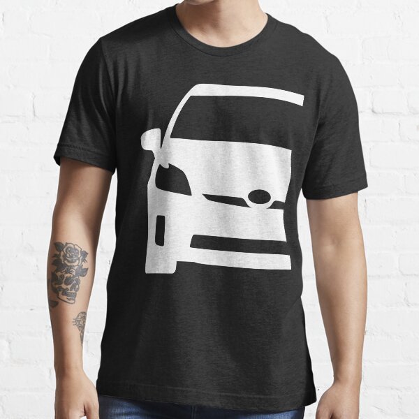 "Toyota Prius 2010-2015 white silhouette" T-shirt for Sale by ...