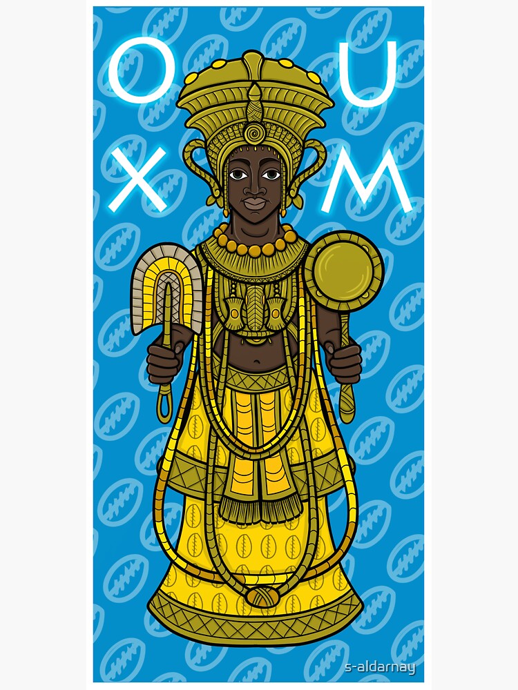 "Oxum" Sticker for Sale by s-aldarnay | Redbubble