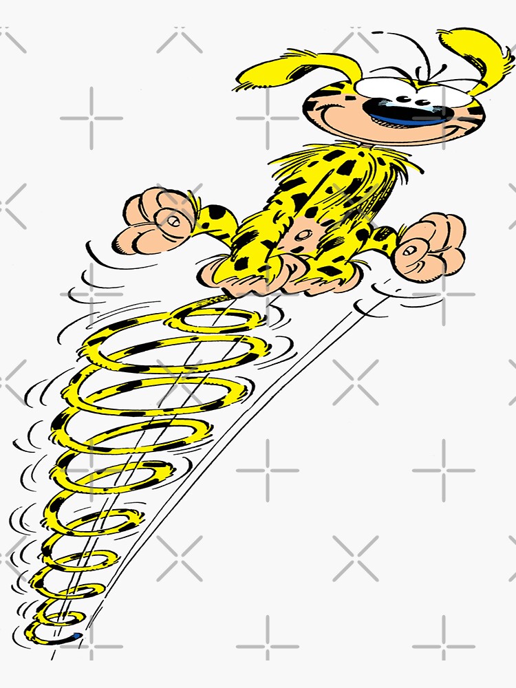 "Marsupilami Huba" Sticker for Sale by Wo-Store | Redbubble
