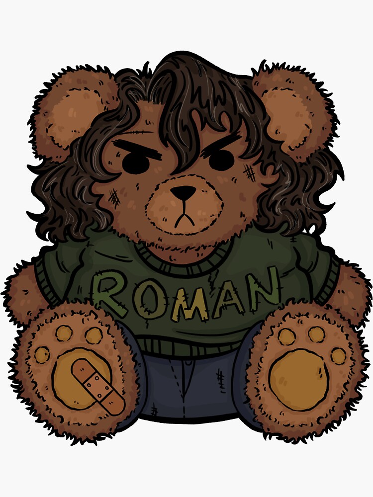 "Teddy Bear Roman" Sticker for Sale by nonashipov | Redbubble