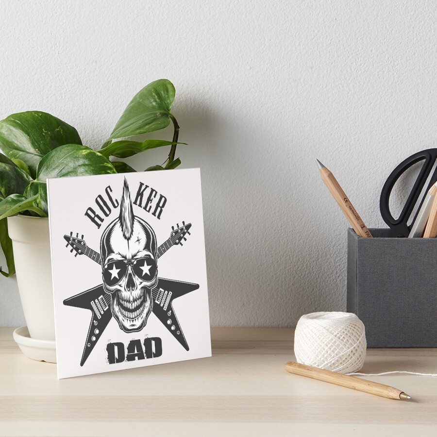 "ROCKER - DAD - Class 2022" Art Board Print for Sale by GoldenDragon369 ...