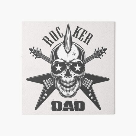 "ROCKER - DAD - Class 2022" Art Board Print for Sale by GoldenDragon369 ...
