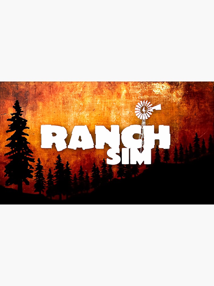 "Ranch Sim logo" Poster for Sale by XNIO | Redbubble