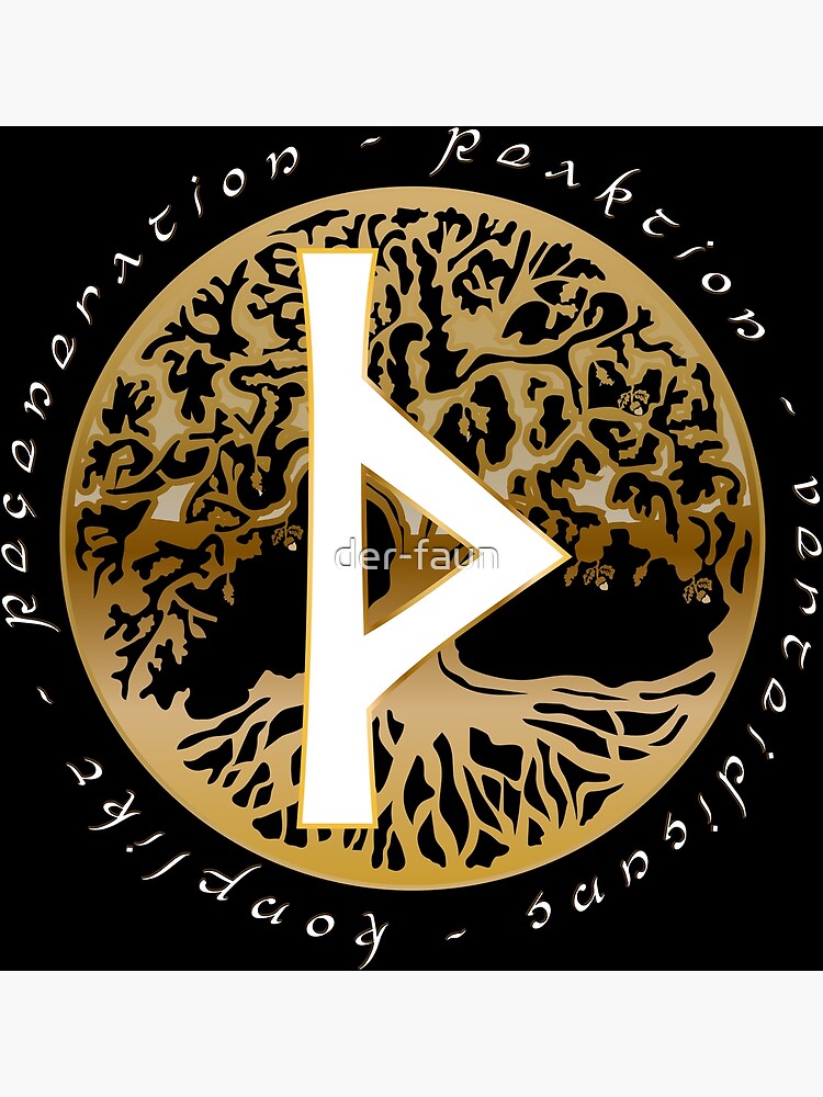 "Rune Thurisaz Tree of Life Birthday Rune July 29th to August 13th" Art ...