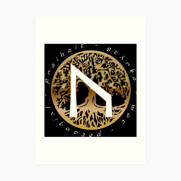 "Rune Uruz Tree of Life Birthday Rune July 14th to July 29th" Art Print ...