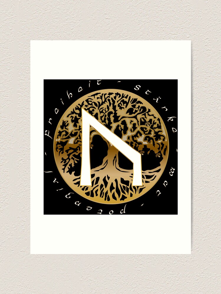 "Rune Uruz Tree of Life Birthday Rune July 14th to July 29th" Art Print ...