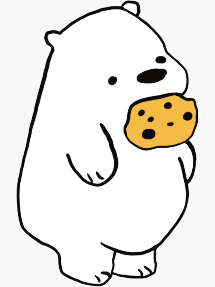 "Ice bear " Sticker for Sale by Eam93 | Redbubble