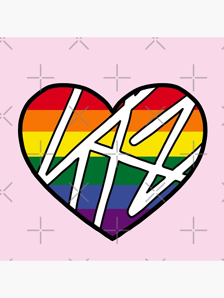 "STRAY KIDS (SKZ) Logo Pride Flag Design " Art Print for Sale by ...