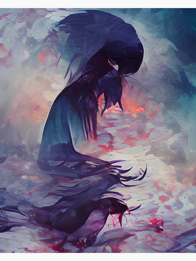 "Nightmare Ghost Colorful Creepy Art" Poster for Sale by ...