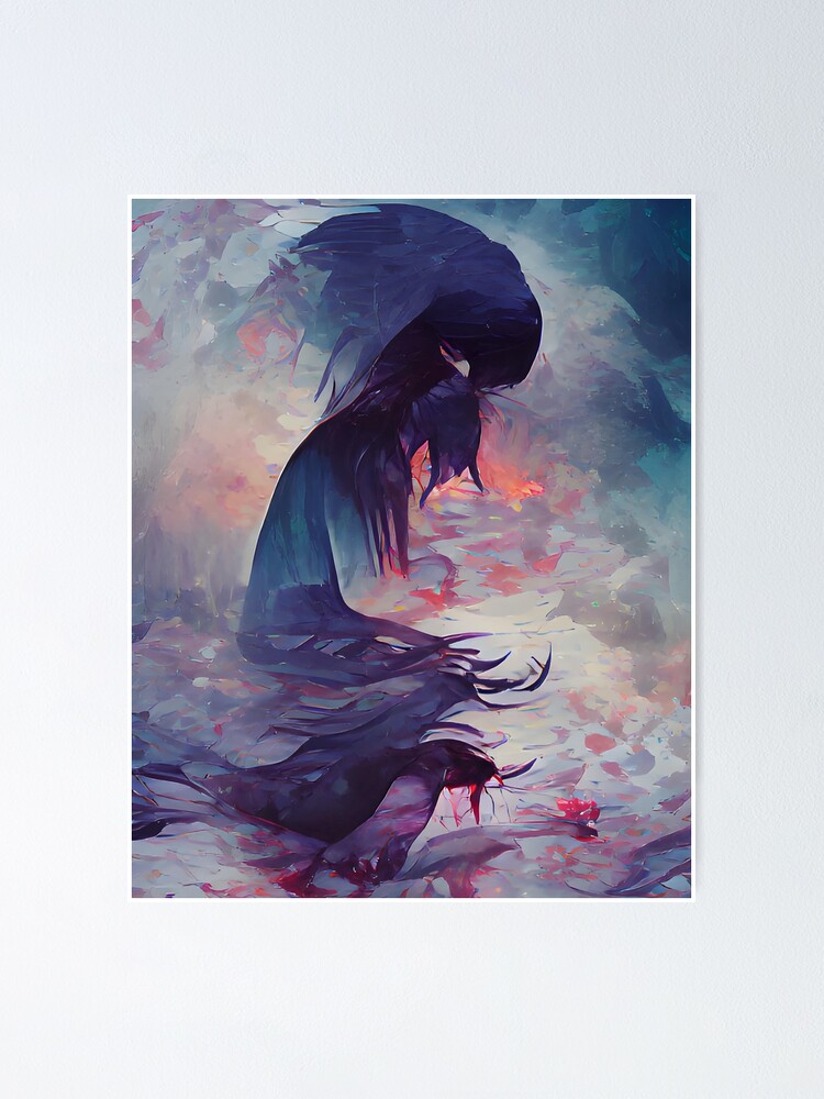 "Nightmare Ghost Colorful Creepy Art" Poster for Sale by ...