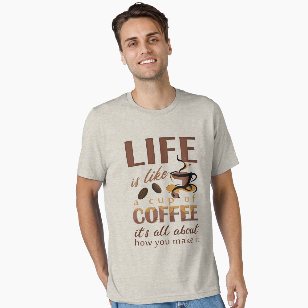 "Life is like a cup of coffee - Inspirational funny coffee quotes about ...