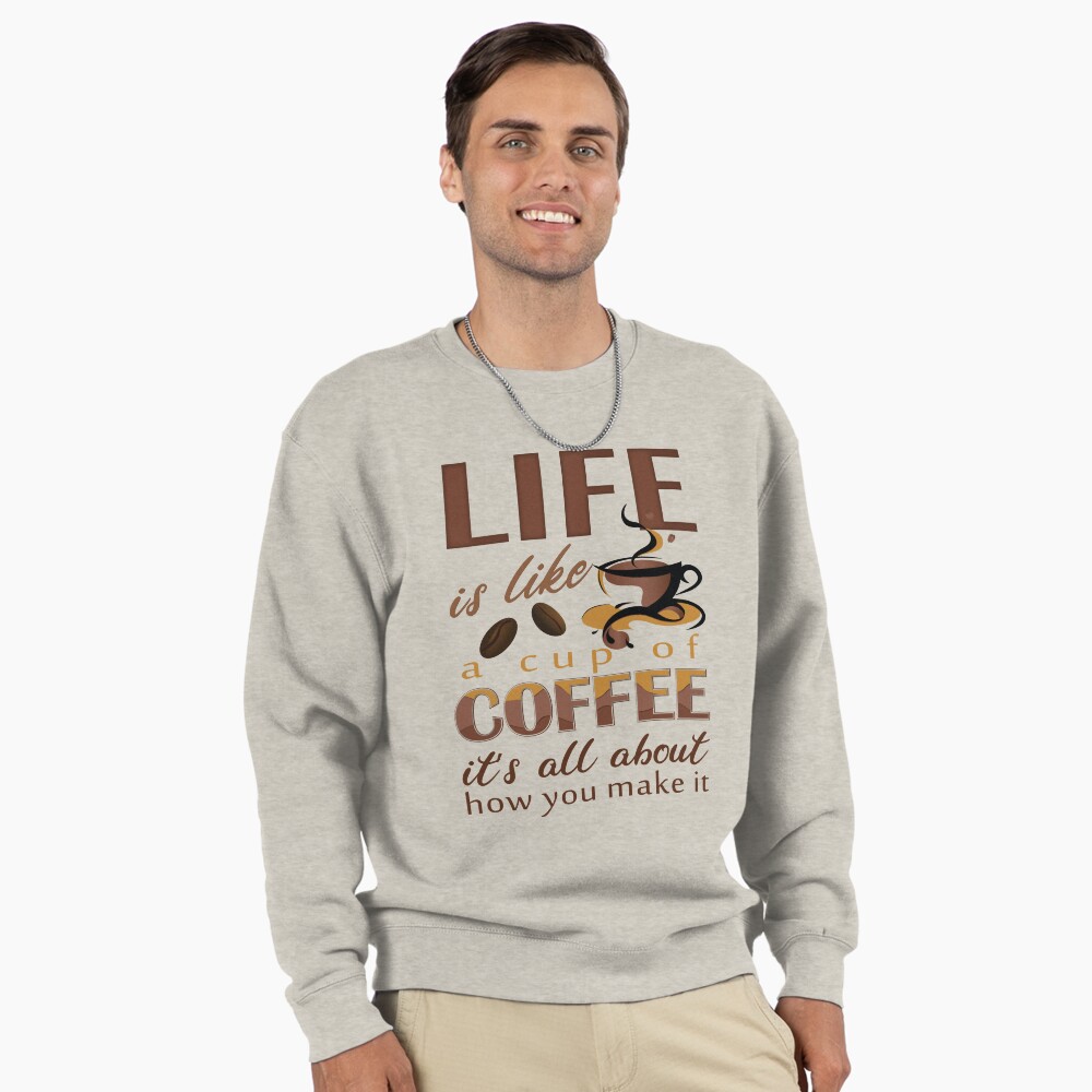 "Life is like a cup of coffee - Inspirational funny coffee quotes about ...