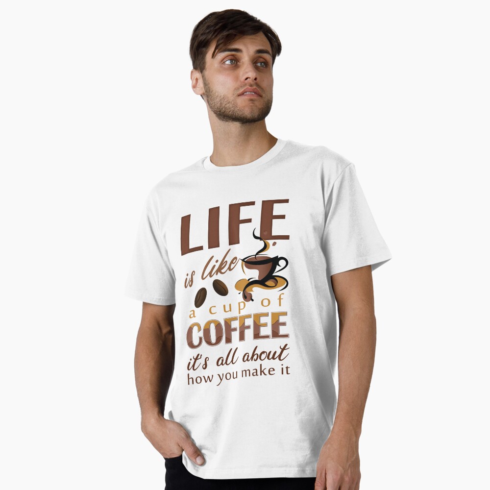 "Life is like a cup of coffee - Inspirational funny coffee quotes about ...