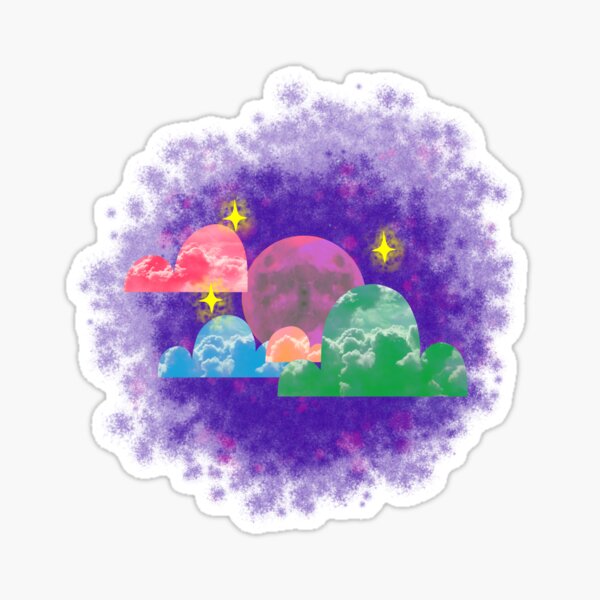 "Discreet Pride Space Design" Sticker for Sale by BluPigeonPro | Redbubble