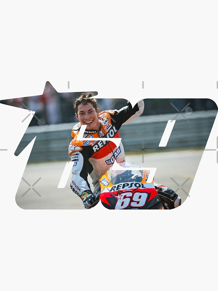 "Nicky Hayden #69" Sticker for Sale by DazImolaWOC | Redbubble