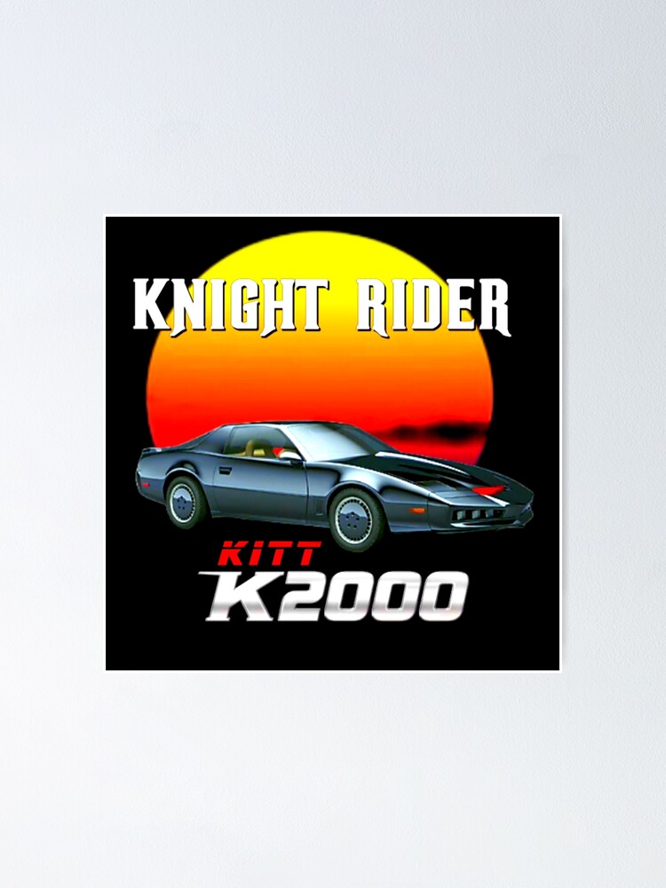 "K2000 knight rider" Poster for Sale by Esadamara | Redbubble