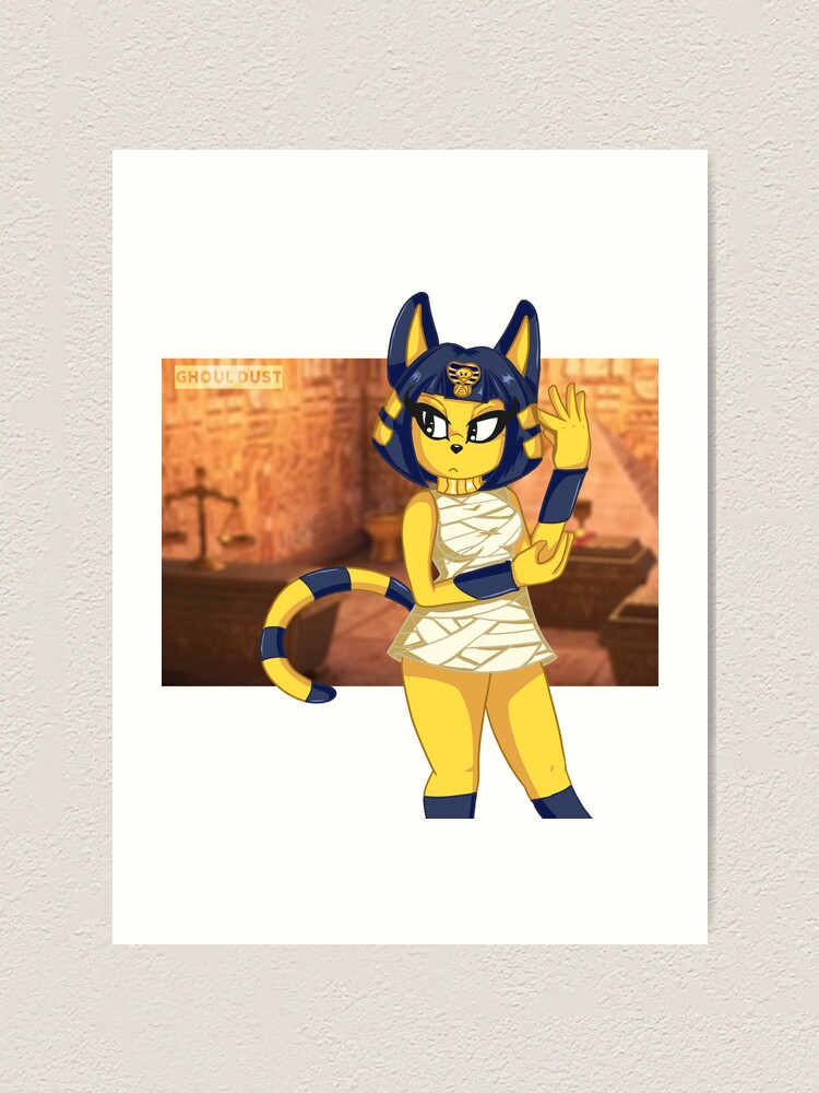 "Ankha - Animal Crossing " Art Print for Sale by GhoulDust | Redbubble