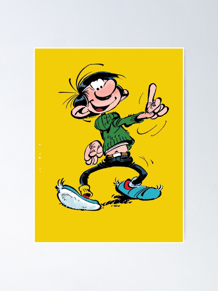 "Gaston Lagaffe" Poster for Sale by Wo-Store | Redbubble