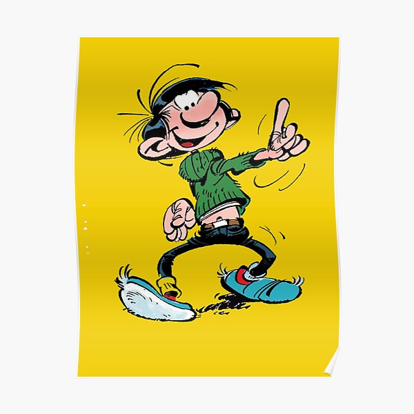 "Gaston Lagaffe" Poster for Sale by Wo-Store | Redbubble