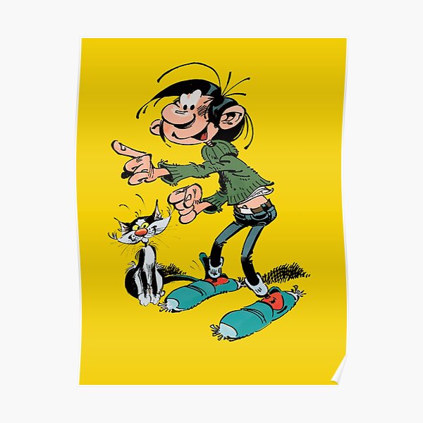 "Gaston Lagaffe" Poster for Sale by Wo-Store | Redbubble