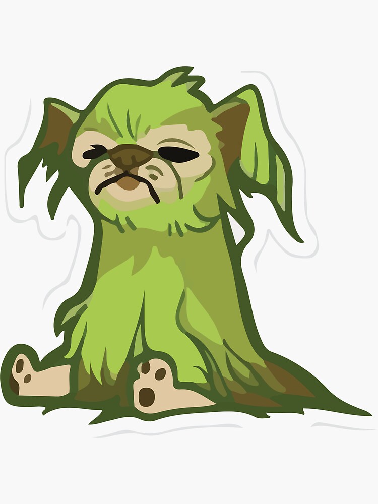 "Gunch dog" Sticker for Sale by rachop | Redbubble