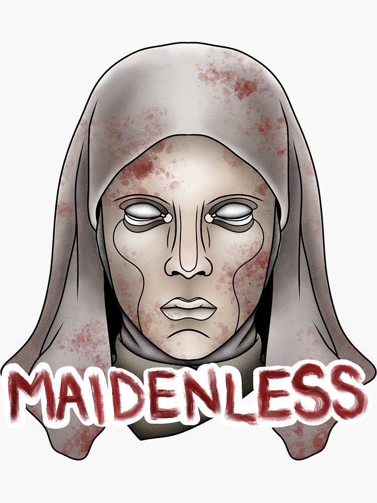 "Maiden-less" Sticker for Sale by xgoblinx026 | Redbubble