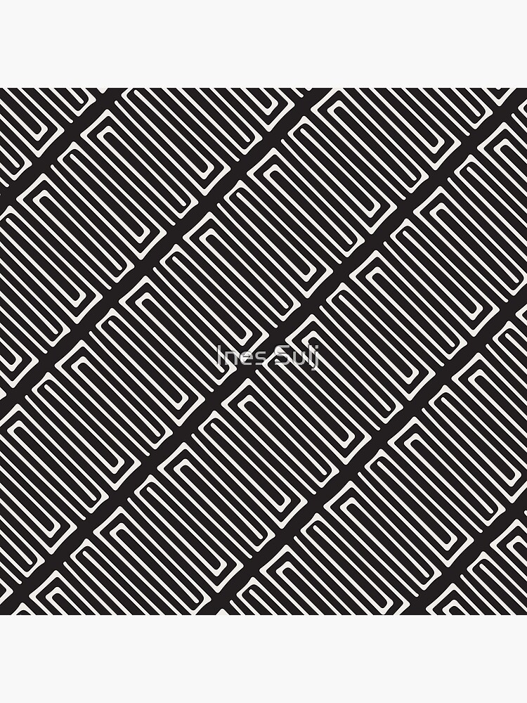 "Geometric Pattern Black and Beige 3A" Poster for Sale by nube | Redbubble