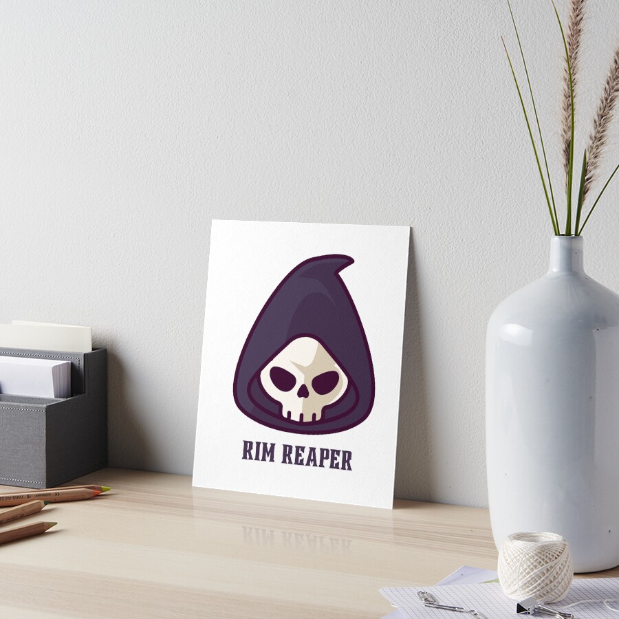 "Rim Reaper" Art Board Print by Thatgirlemu | Redbubble