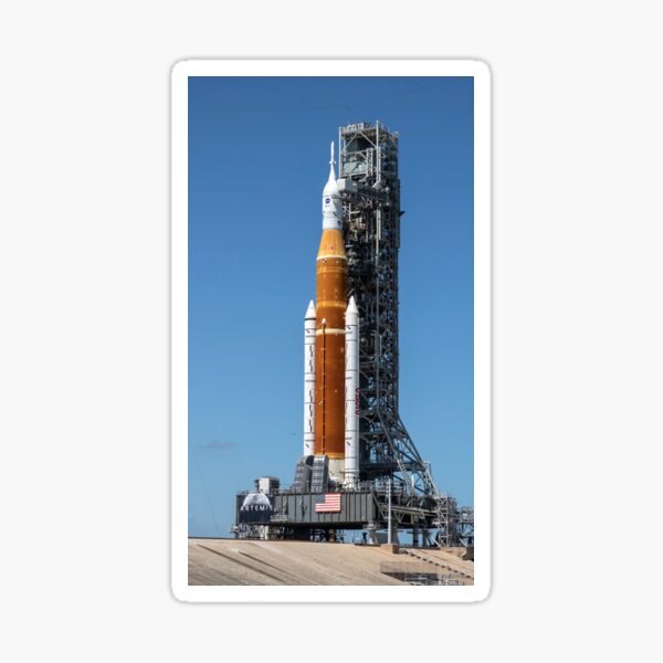 "NASA Space Launch System (SLS) Block 1 on pad 39B at Kennedy Space ...