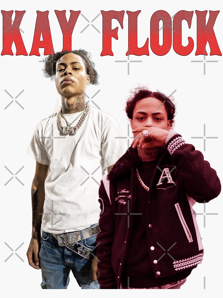 "Kay Flock bootleg" Sticker for Sale by preezay | Redbubble