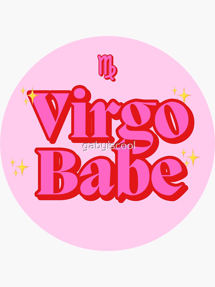 "Virgo Babe Zodiac Stickers by gabyiscool" Sticker for Sale by ...
